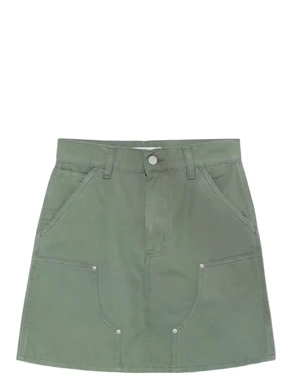 Carhartt Work In Progress Double Knee Mini Skirt - Green