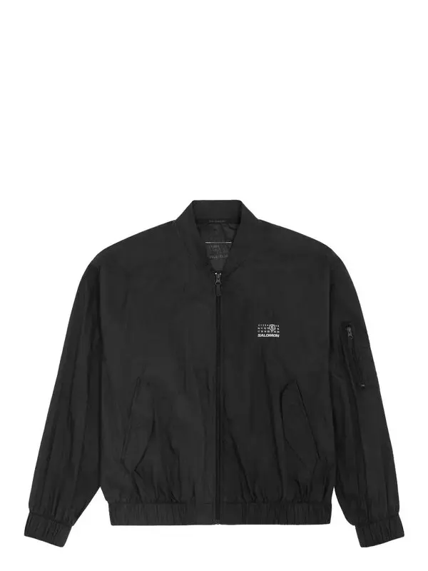 MM6 MAISON MARGIELA X SALOMON Numbers-print Bomber Jacket - Black