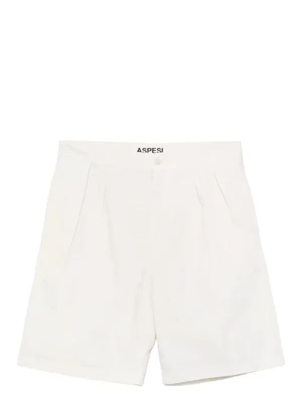 Aspesi Cotton Shorts - White
