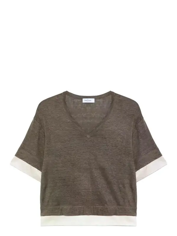 GRAN SASSO Fine-knit T-shirt - Green