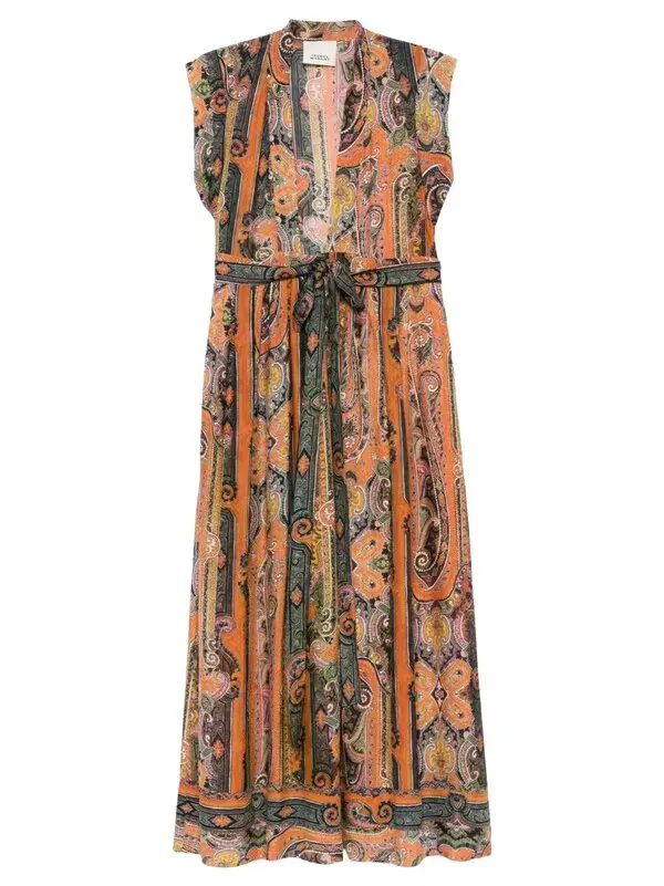 Isabel Marant Melissa Maxi Dress - Orange