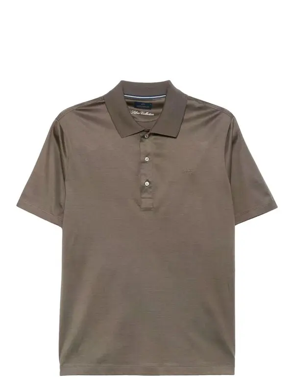 Paul & Shark Perlé Cotton Polo Shirt - Brown