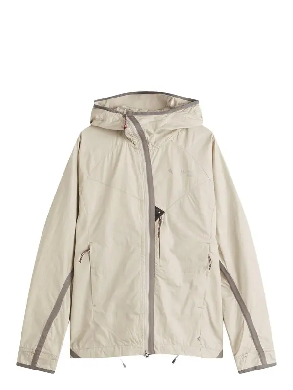 KLATTERMUSEN Ansur Hooded Wind Jacket - Dove Raven