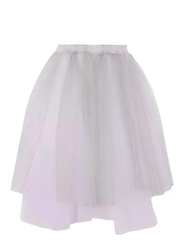 Comme Des Garçons Tulle Circle Skirt - White