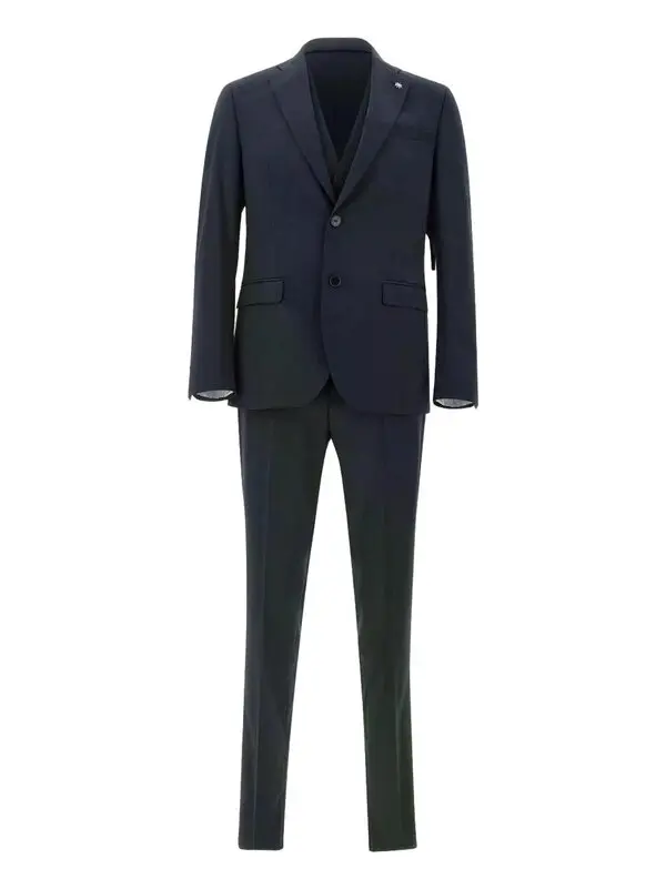 MANUEL RITZ Single-breasted Suit - Blue