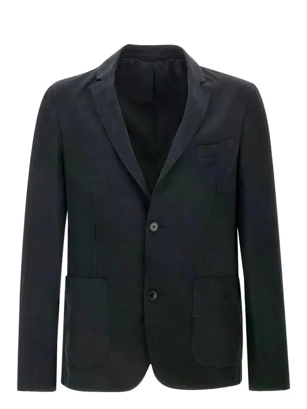 Officine Générale Nehemiah Single-breasted Blazer - Black