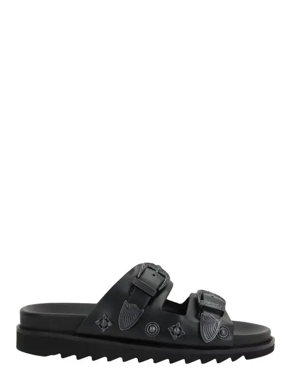 TOGA VIRILIS Buckled Sandals - Black