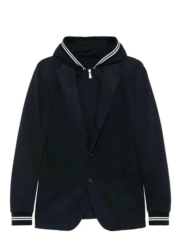Eleventy Layered-effect Blazer - Blue