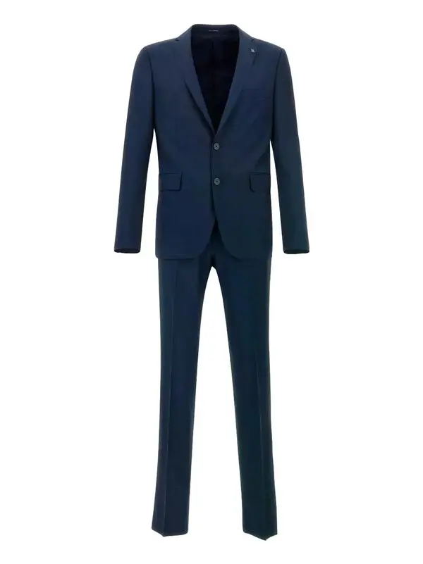 Tagliatore Virgin-wool Suit - Blue
