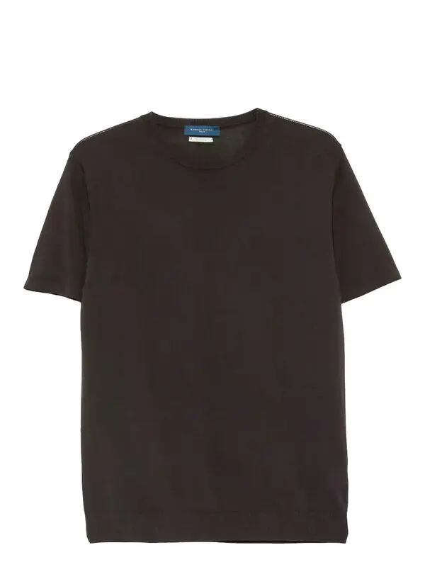 DANIELE FIESOLI Round-neck Short-sleeve T-shirt - Brown