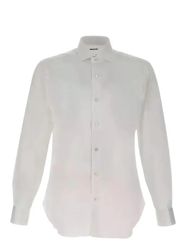 BARBA NAPOLI Cotton Shirt - White