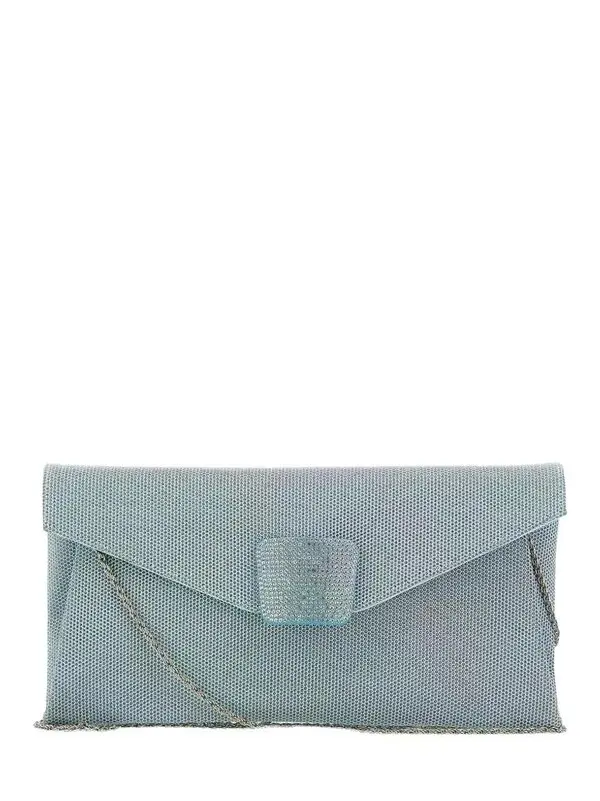 TWENTY FOURHAITCH Saturno Clutch Bag - Blue