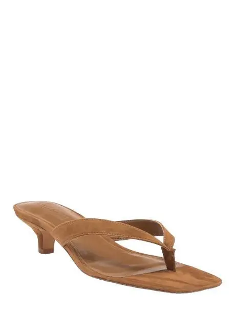 Steve Madden Tracie Flip Flop - Chestnut Suede