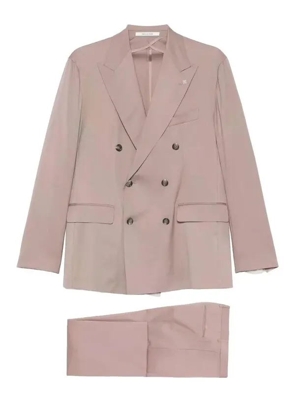 Tagliatore Wool Suit - Pink