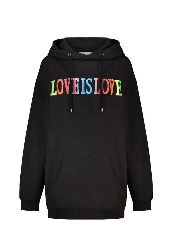 Alberta Ferretti Cotton Hoodie - Black