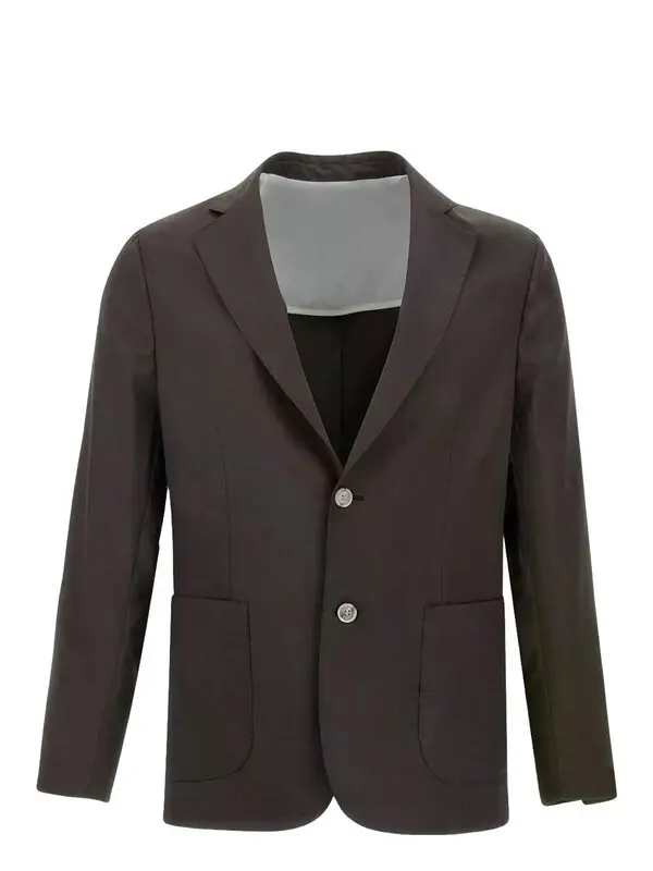 BARBA NAPOLI Wool Blazer - Brown