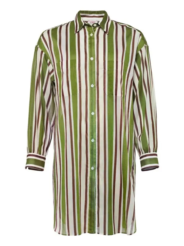 ERES Striped Season Shirt - Green