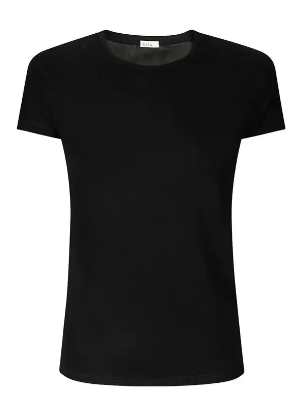 STEFANO MORTARI Round-neck T-shirt - Black