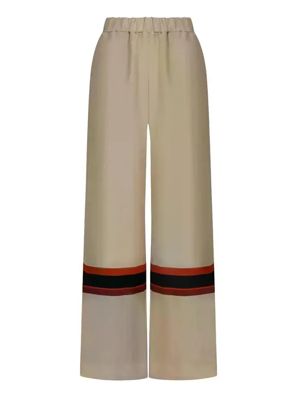 Raquel Diniz Striped Trousers - Neutrals