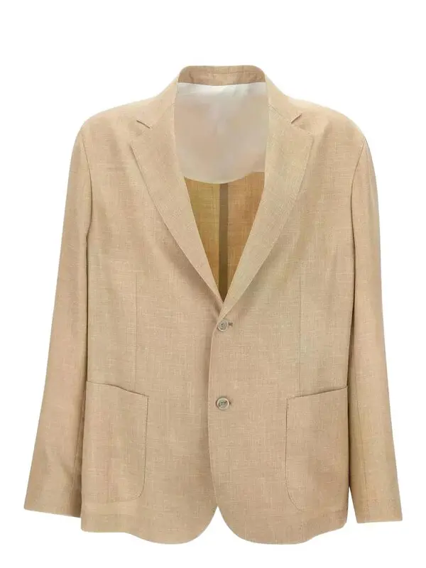 BARBA NAPOLI Single-breasted Blazer - Neutrals