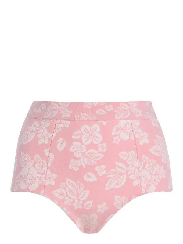 HIGH SPORT Floral Print Mini Shorts - Pink