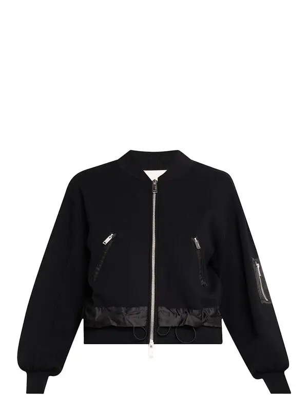 3.1 Phillip Lim Double-layer Bomber Jacket - Black