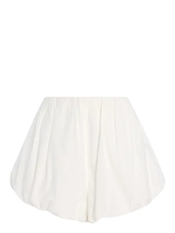 Posse Aurelia Cotton Riviera Shorts - White