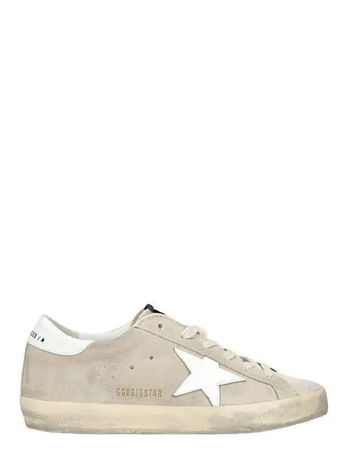 GOLDEN GOOSE Superstar Suede Low-top Trainers - Beige Comb