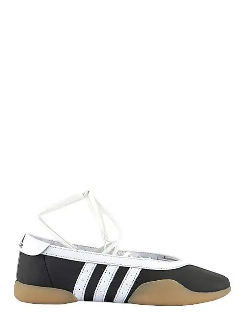 Adidas Taekwondo Mei Leather Ballet Flats - Black White Gum