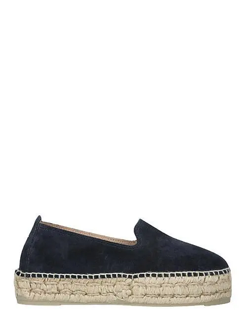 Manebí Hamptons Double-sole Suede Espadrilles - Navy