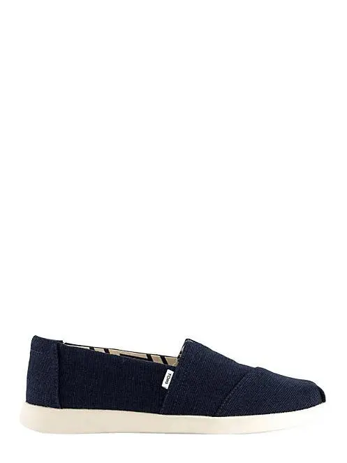 Toms Alpargata Plus Panelled Canvas Espadrilles - Navy