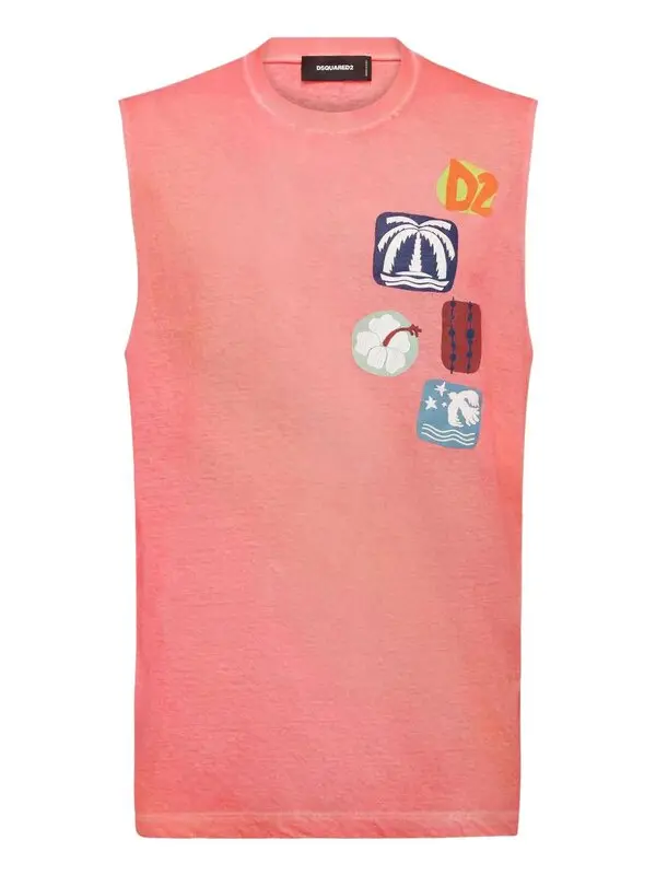 Dsquared2 Summer Lovers T-shirt - Red