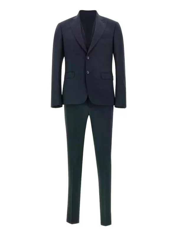UNGARO Wool-blend Suit - Blue
