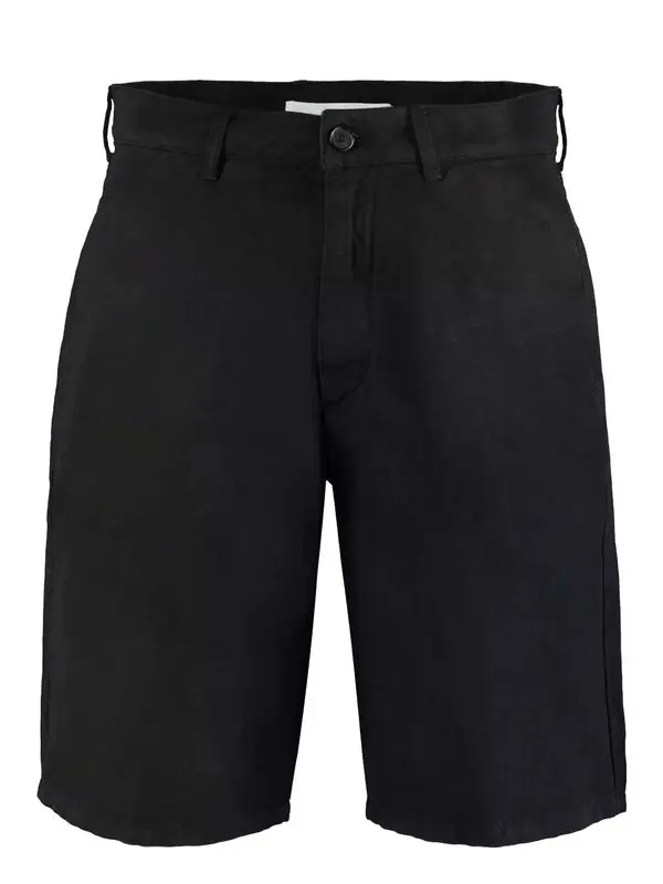 DEPARTMENT 5 Logo-patch Bermuda Shorts - Black