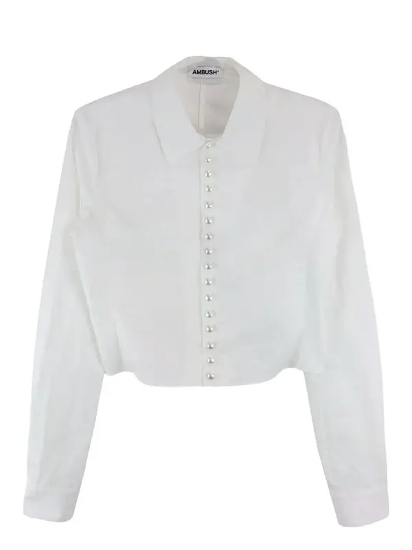 AMBUSH Pearl-button Shirt - White