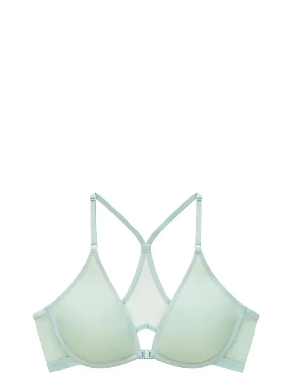 THIRDLOVE Bare Mesh Front Close Racerback Bra - Daydream