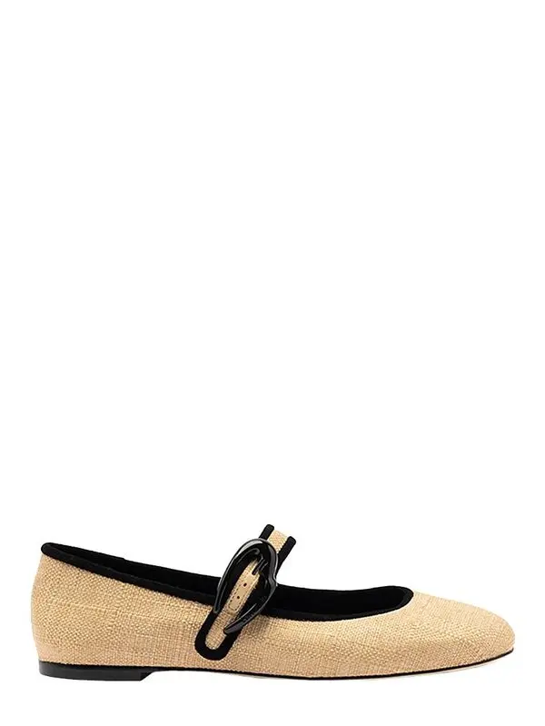 Larroude Verona Ballet Flats - Beige