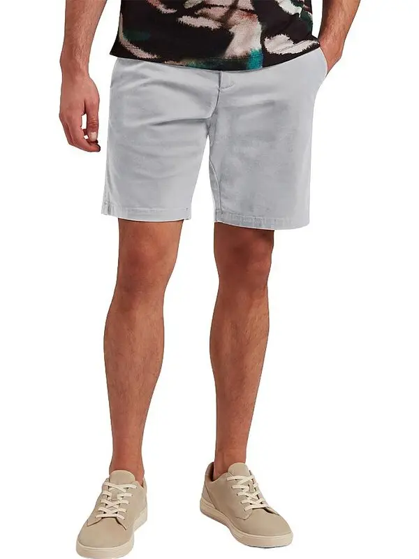 Ted Baker London Core Chino 9" Shorts - Light Grey