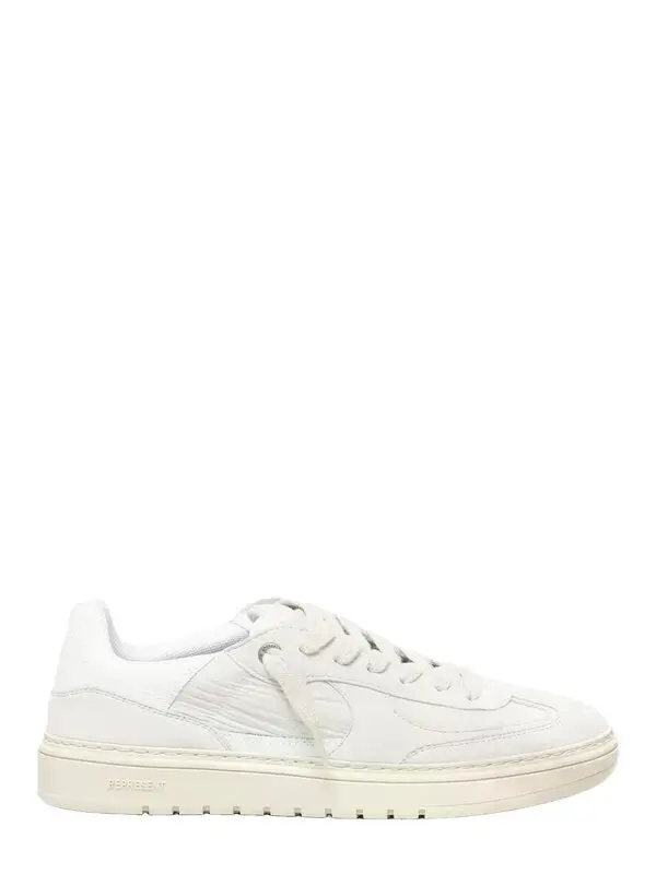 REPRESENT Leather-panelled Sneakers - White