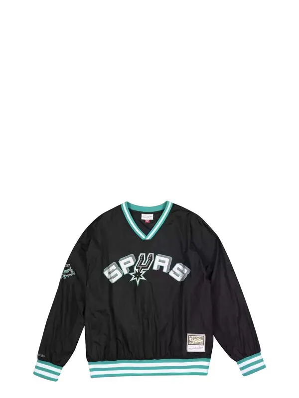 Mitchell & Ness Neon World Nba San Antonio Spurs Pullover - Black