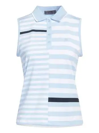 G/fore Polo Shirt In Striped Jersey - Blue
