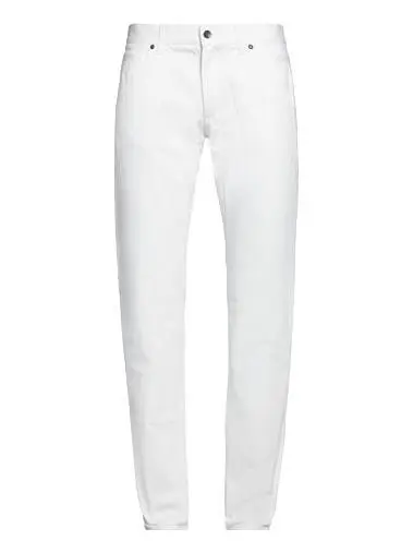 Dolce & Gabbana Tapered Cotton Jeans - White