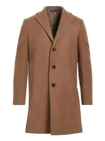 MESSAGERIE Patrizio Piscaglia Single-breasted Coat - Beige