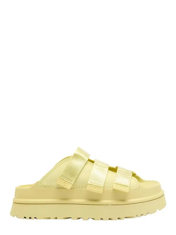 UGG Rubber Platform Slides - Yellow