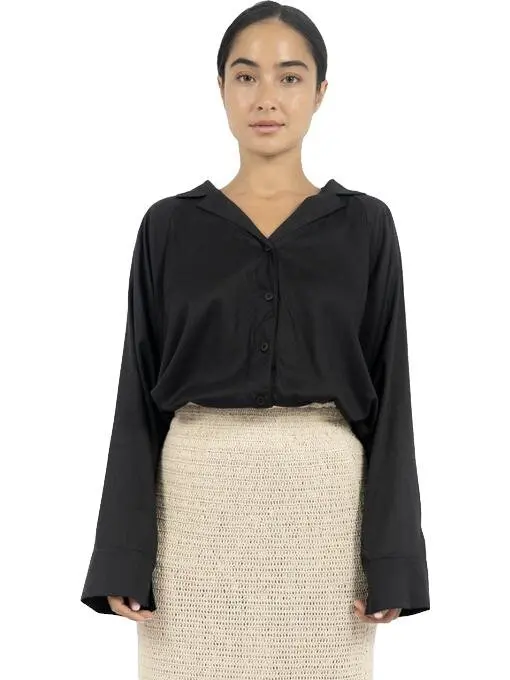 1PEOPLE-US Siena Batwing Sleeve Shirt - Black