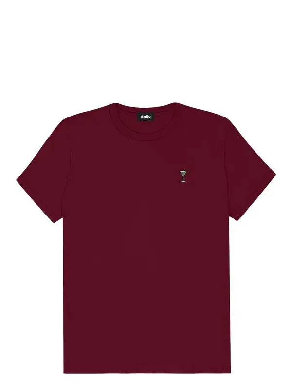 DALIX Martini Lightweight T-shirt - Maroon