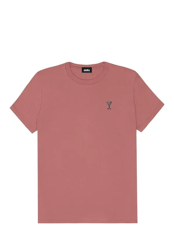 DALIX Martini Relaxed Jersey Tee - Mauve