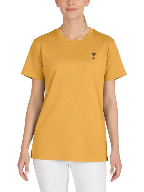 DALIX Martini Relaxed Jersey Tee - Mustard