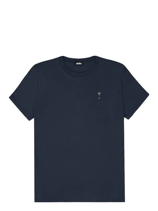 DALIX Martini Lightweight T-shirt - Navy Blue