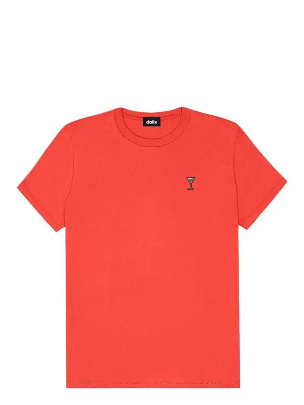DALIX Martini Lightweight T-shirt - Poppy Red